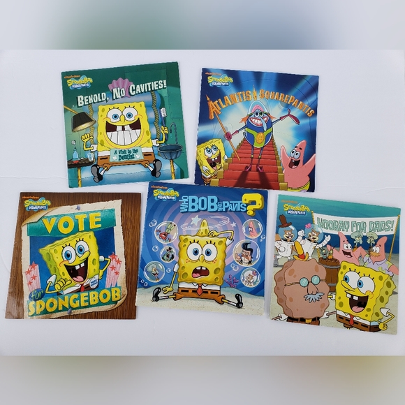 Nickelodeon | Toys | 5 Spongebob Books From Tv Episodes | Poshmark